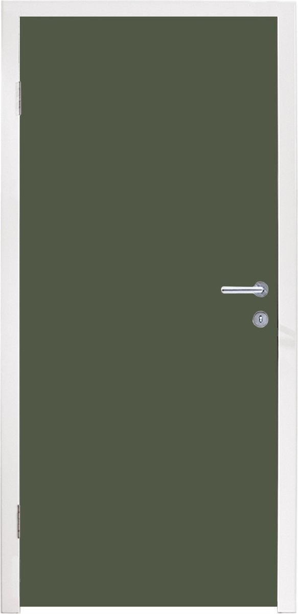 Deursticker Groen - Olijf - Kleur - Groene - Kleuren - Effen ...
