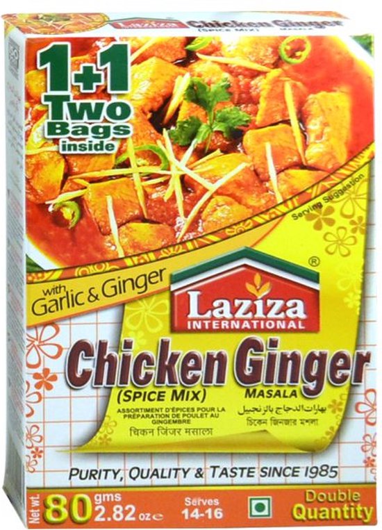 Laziza Chicken Ginger Masala (80g) | bol