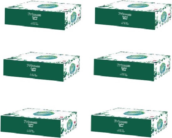 Princess English Blend 1,5 gr per theezakje, doosje 6X100 stuks | bol