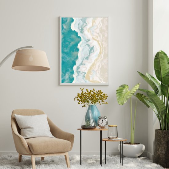 Strand Plexiglas Schilderij - 75 x 100 cm - Plexiglas Wall Art - Full ...