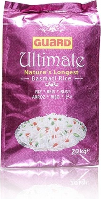 Guard Ultimate 1121 Long Basmati Rice (20kg) | bol