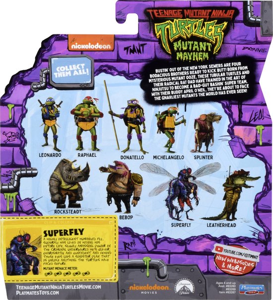 Teenage Mutant Ninja Turtles - Super Fly Basic Figure | bol.com