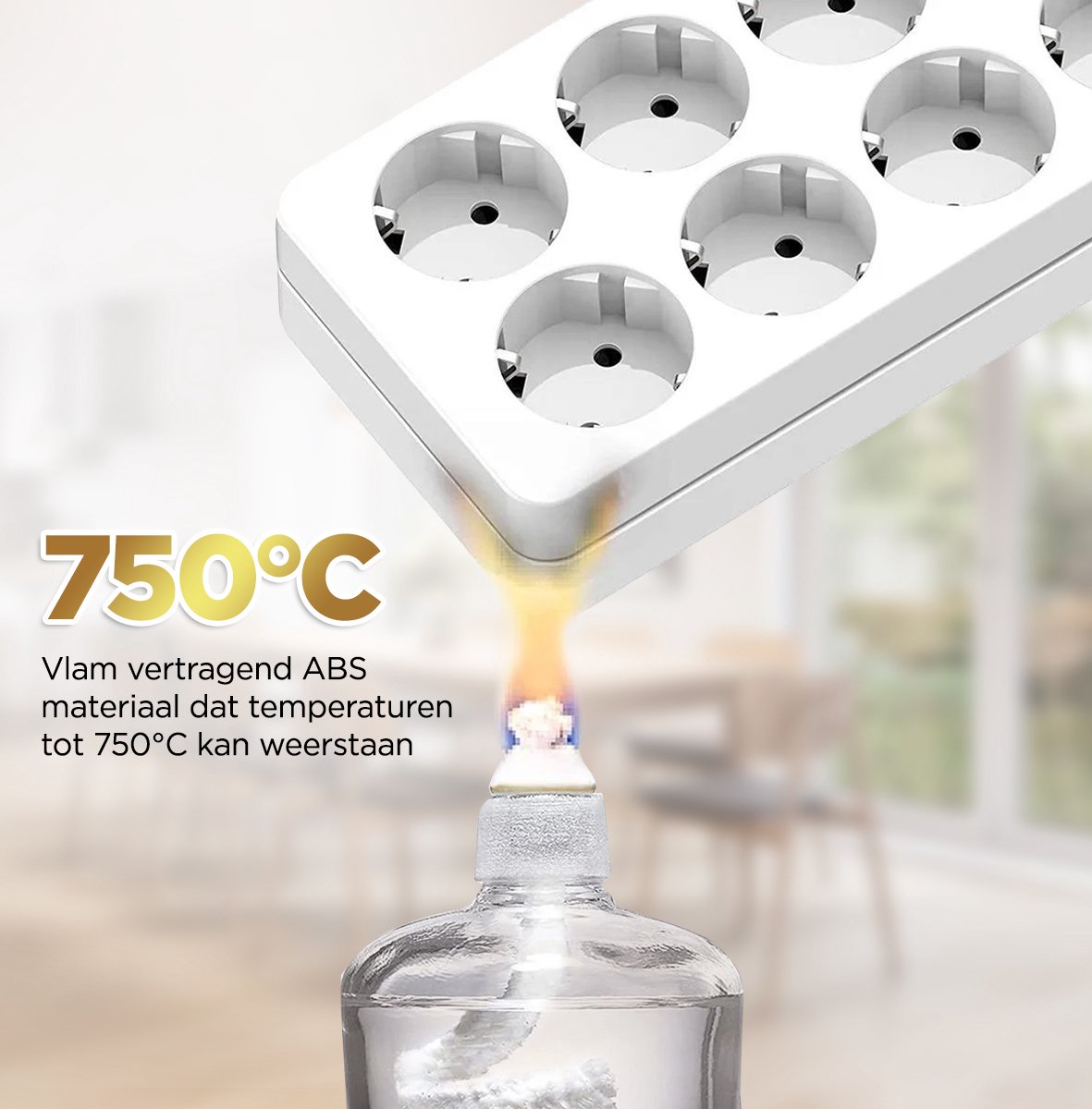 MostEssential Premium 13-Voudige Stekkerdoos - Stekkerdoos met ...