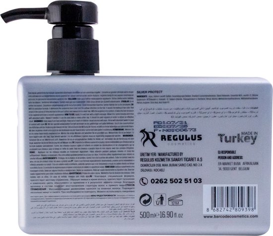 BARCODE - Hair Shampoo - Silver Protect - 500ml | bol