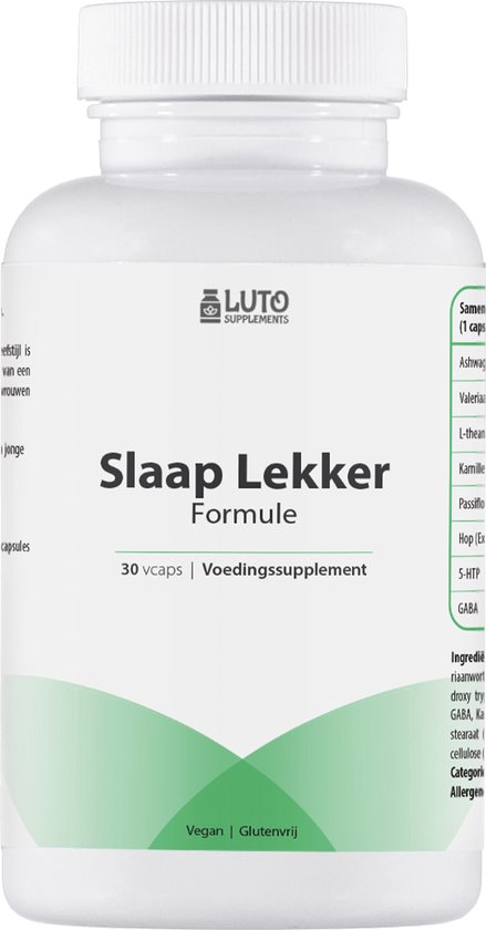 Slaap Lekker Formule - 30 capsules - Slaappillen - Nachtrust ...