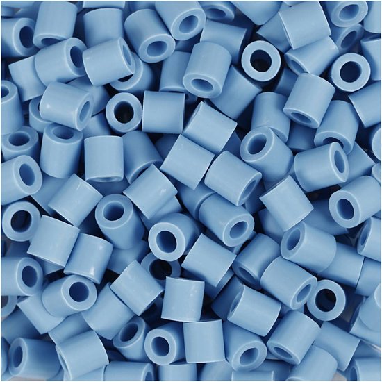 BioBeads van NABBI, afm 5x5 mm, gatgrootte 2.5 mm, medium, blauw, 1000 ...
