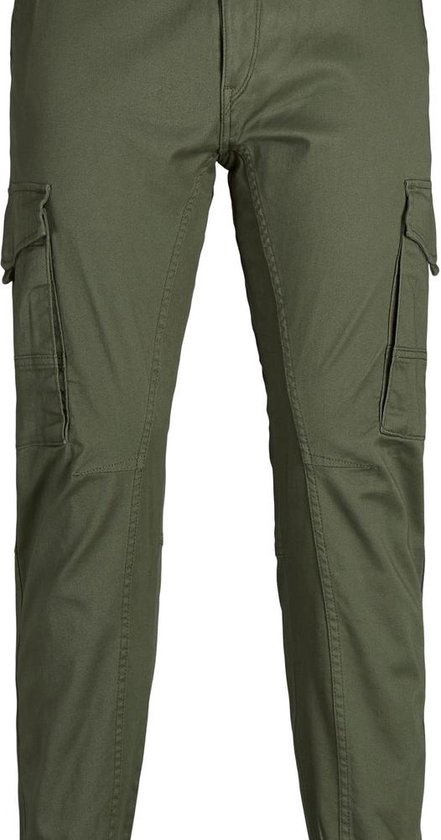 JACK&JONES JPSTPAUL JJFLAKE 542 OLIVE NIGH NOOS Heren Broek - Maat W36 ...