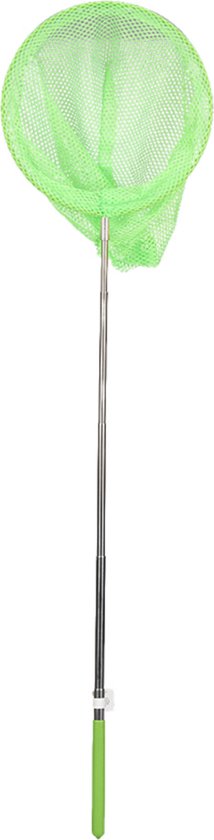 Telescopisch visnet/schepnet - 2x - groen - metaal - 36 tot 67 cm | bol.com