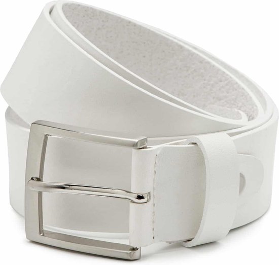 DTCH.FIT Herenriem Leer Don - Riem Wit - Jeans Broekriem - Riemmaat ...