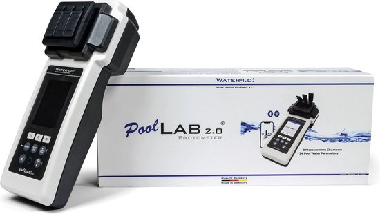 water ID Pool Lab 2.0 - Digitale zwembadtester voor zwembad en spa | bol
