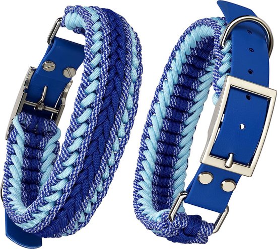 Halsband voor honden, breed van paracord, duurzaam en handgemaakt ...