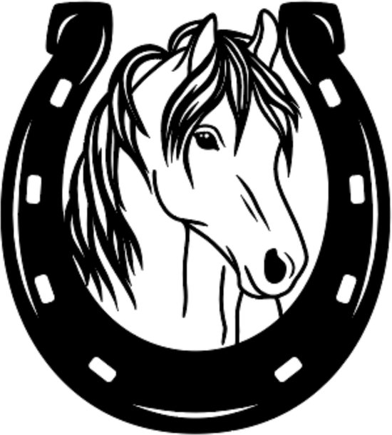 hoefijzer met paard | bol