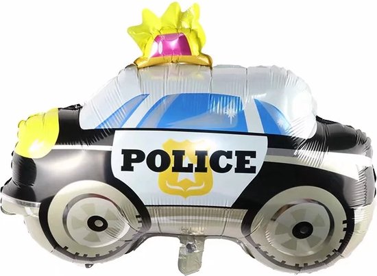 Verjaardag Helium folie Politie ballon met rietje 70*60cm | bol.com