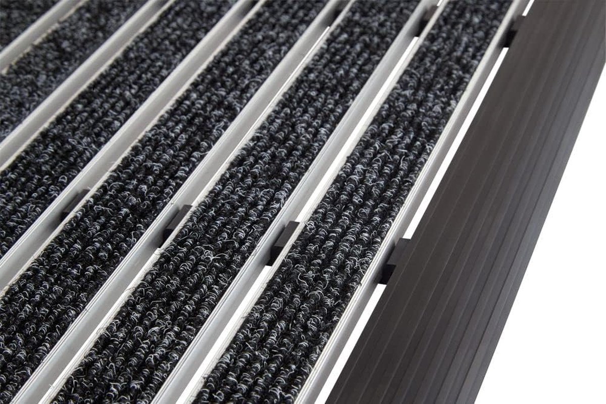 Aluminium deurmat (39x60cm) • Voetmat buiten • Schoonloopmat ...