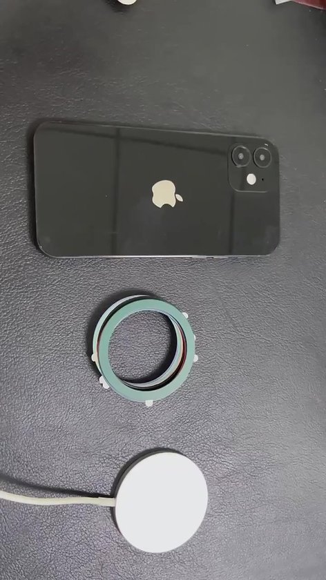 Magsafe Sticker - Universele Magnetische Ring - Zwart | bol
