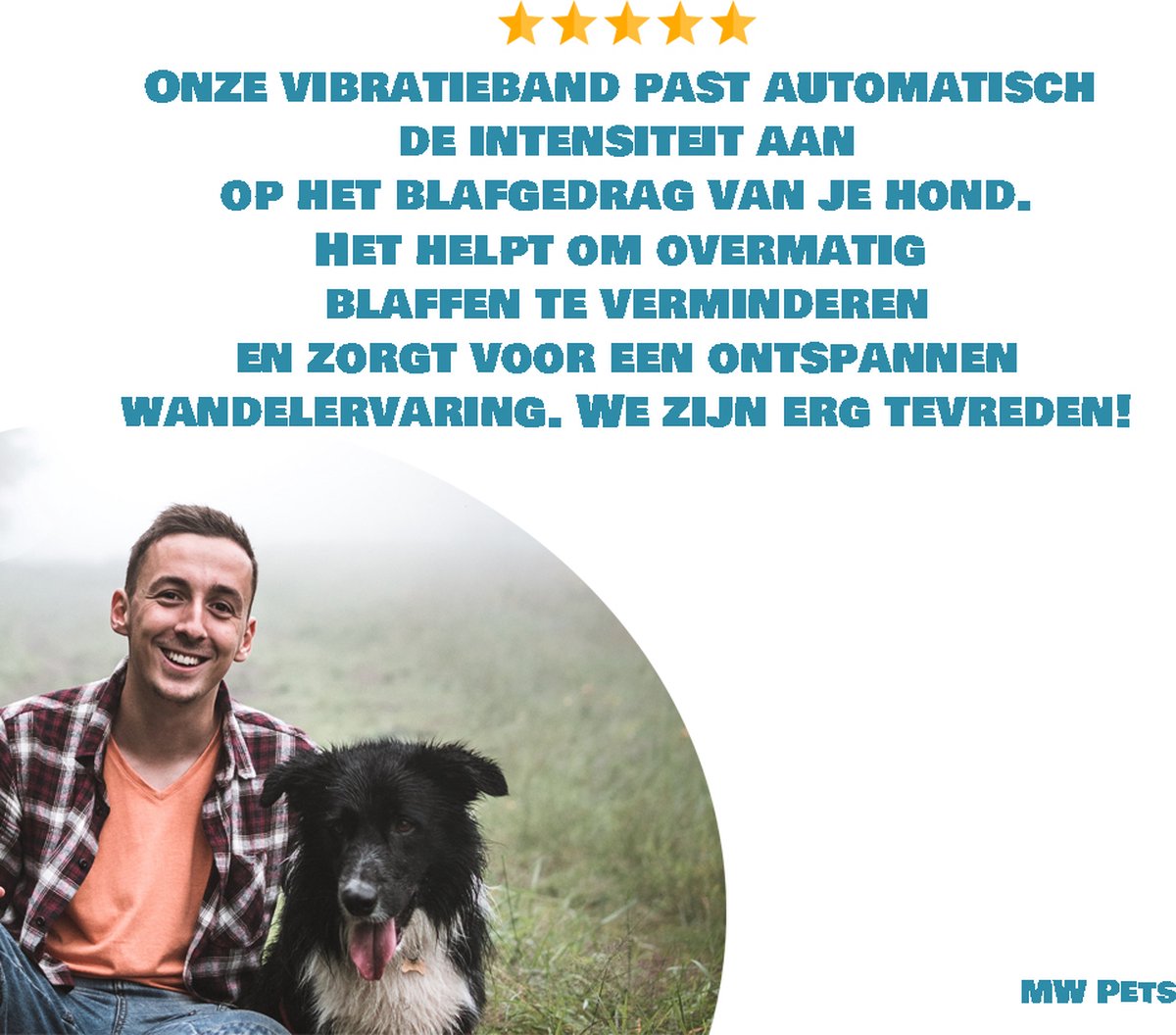 MW Pets® Anti Blafband Voor Honden Blafband Anti Blaf Apparaat Blafband ...
