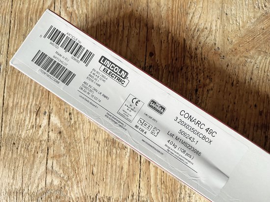 Lincoln Laselektroden Conarc 49C 3.2x350mm Pak 4kg (509243) | bol