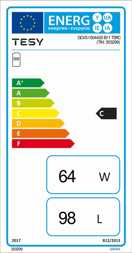 50 L dun model Elektrische boiler met installatie set voor verticale ...