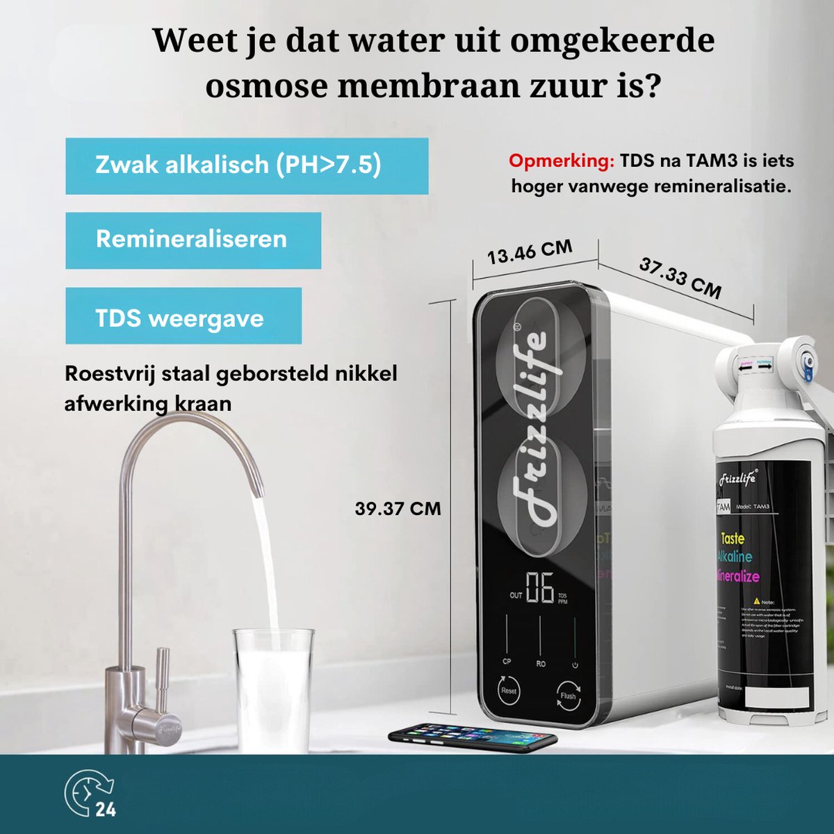 Waterzuiveringsapparaat - Water Zuivering - Waterzuivering - omgekeerde ...