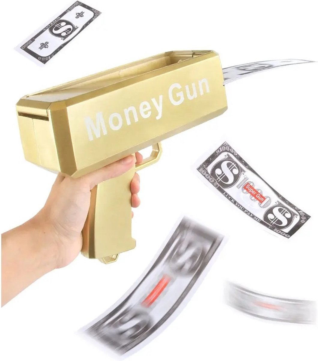 Money Gun - Geld Pistool - Moneygun - Cash Gun - Geldschieter - Kerst ...