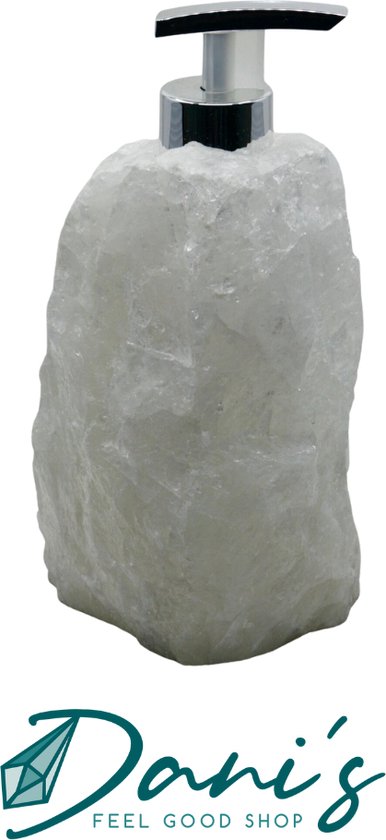 Zeepdispenser | Bergkristal | Zilverkleurige dop | Hervulbaar | Dani's ...