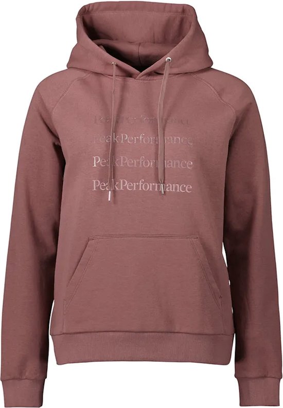 Peak Performance Ground Hood Rosebrown Dames - Maat M | bol
