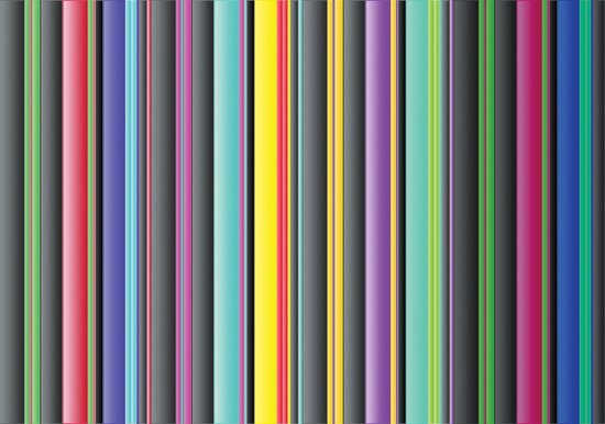 Fotobehang - Vlies Behang - Gekleurde Strepen - 254 x 184 cm | bol