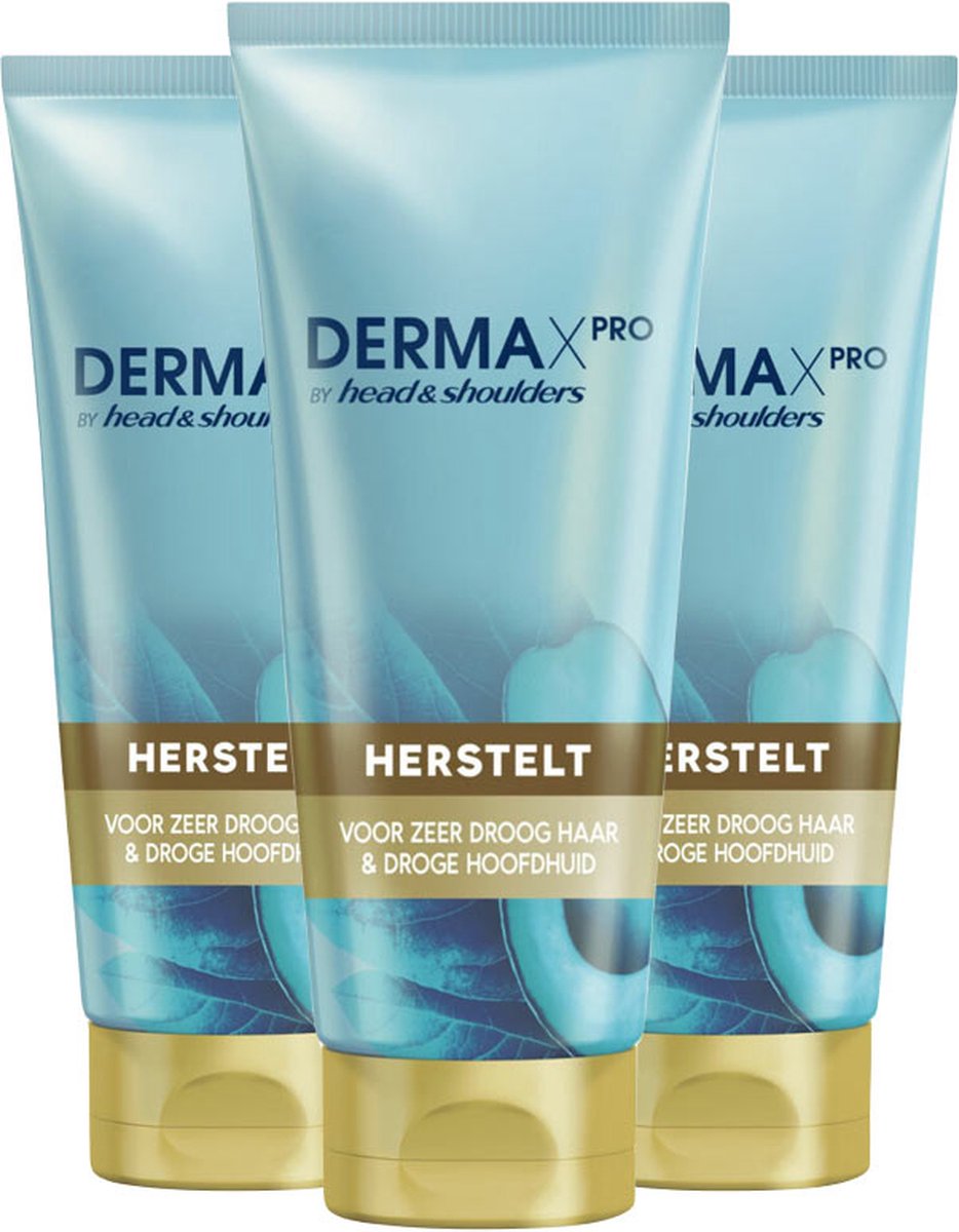 Head & Shoulders Conditioner DERMAxPRO - 3 x 200 ml - Voordeelverpakking | bol.com