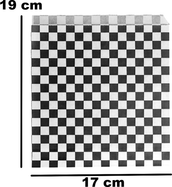 Rainbecom - 50 Stuks - 19 x 17 cm - Hamburger Zakje Papier - Vetvrij ...