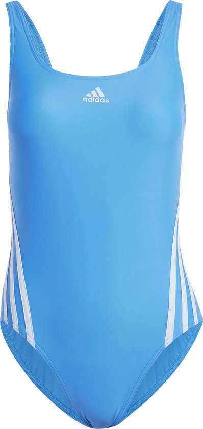 adidas Sportswear adidas 3-Stripes Badpak - Dames - Blauw- 30 | bol