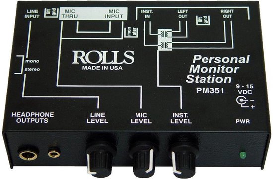 Rolls PM 351 Personal Monitor Station | bol