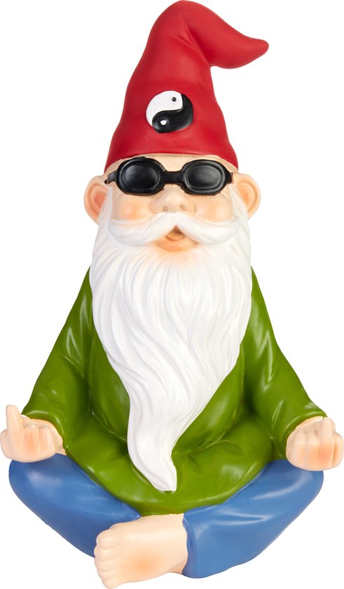 BRUBAKER Tuinkabouter Mediteert met Middelvinger - Coole Mediterende ...