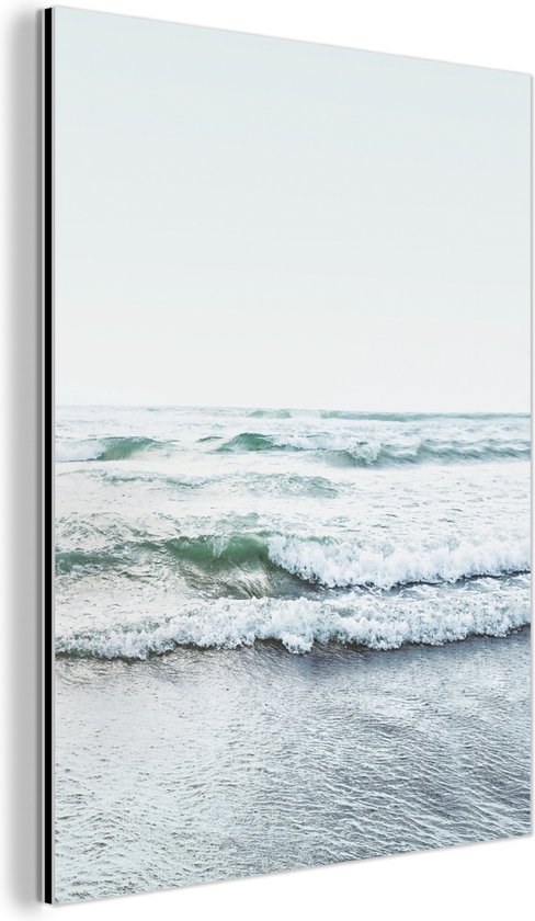 Wanddecoratie Metaal - Aluminium Schilderij Industrieel - Zee - Golven - Natuur -... | bol