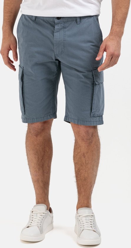 camel active Cargo Shorts Regular Fit - Maat menswear-34IN - Blauw | bol