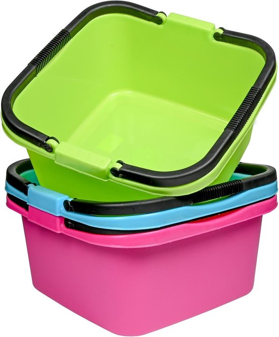 Benson Teil - Afwasbak met Handvatten - Vierkant - 35 x 35 x 18 cm ...