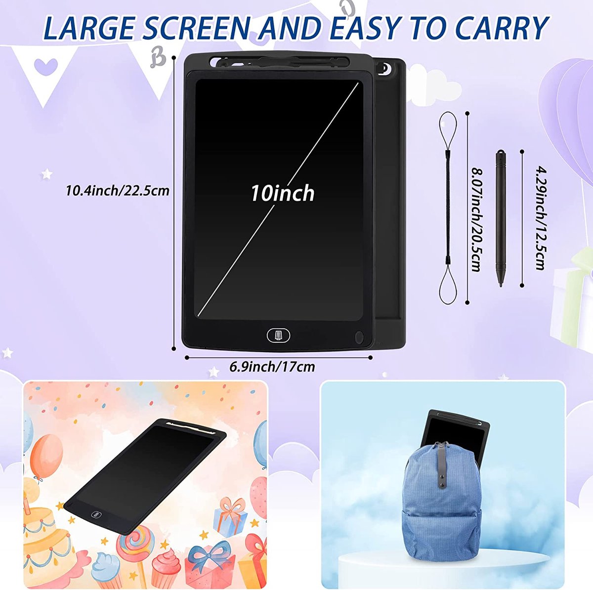 Lcd-schrijftablet / LCD Schrijven Teken Tablet kleurrijk scherm LCD ...