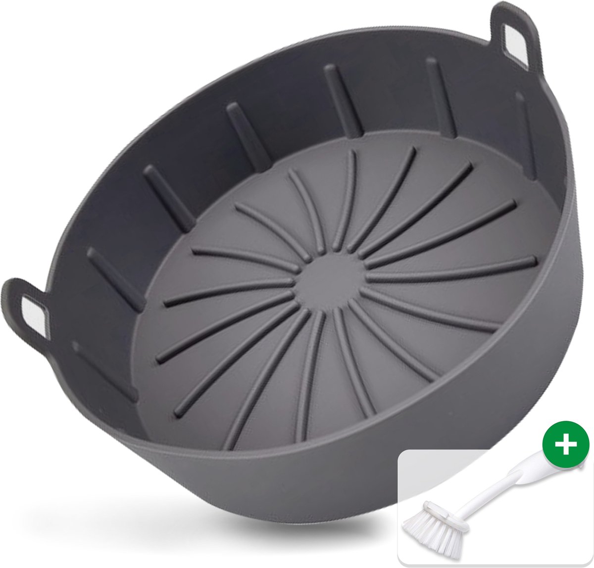 Siliconen Airfryer Bakje Rond – Airfryer Ovenschaal – Bakvorm – Mand ...