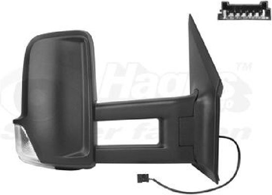 Mercedes Sprinter, W906, 2006 - 2018 - spiegel, lange arm, electr ...