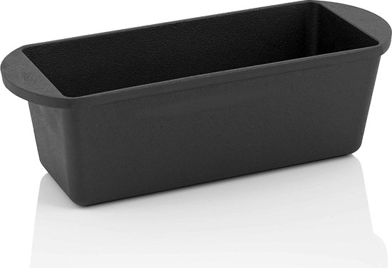 DOSQ3 Dutch Oven, broodbakpan en braadpan, gietijzer, 3,0 liter, al ...