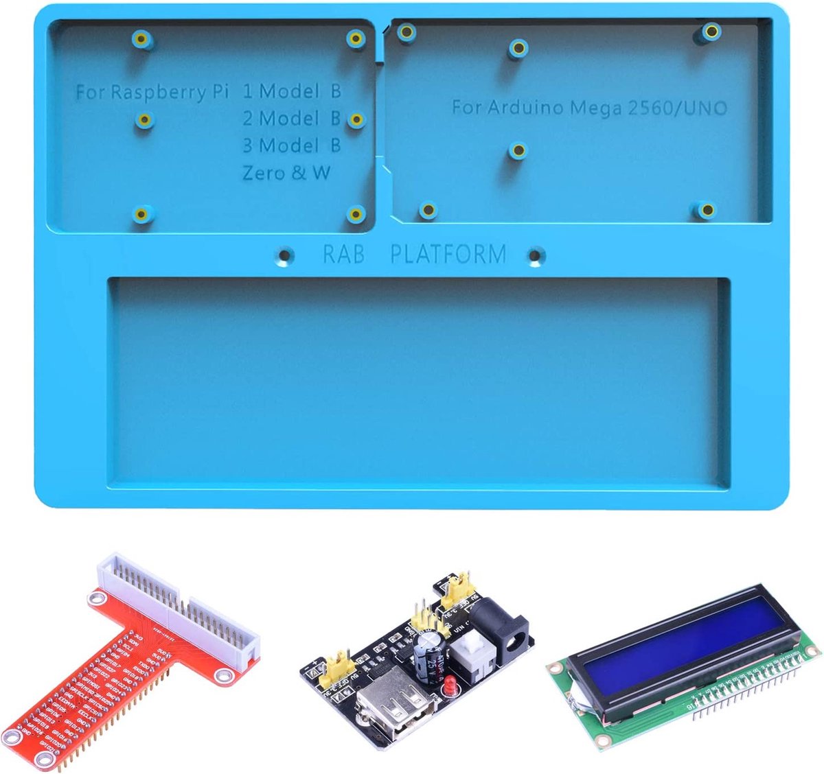 BONROB - Raspberry Pi Starter Learning Kit met GPIO expansieboard - LCD ...