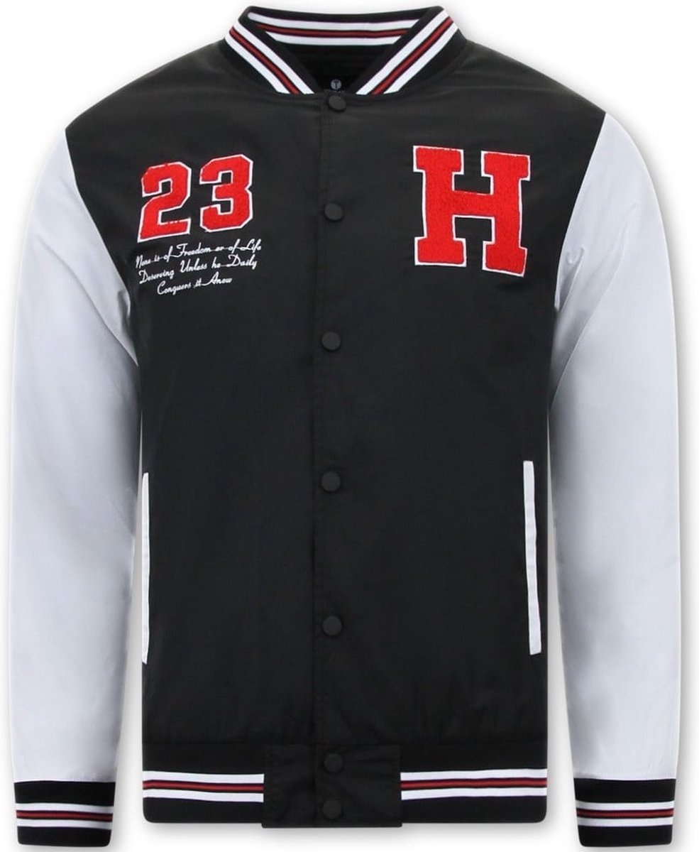 Dunne Baseball Jacket Classic - Zwart | bol.com