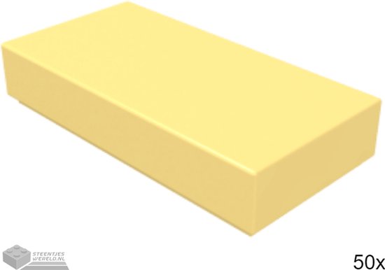 50x LEGO 3069b Tegel 1 x 2 Fel lichtoranje, 50 stuks | bol.com