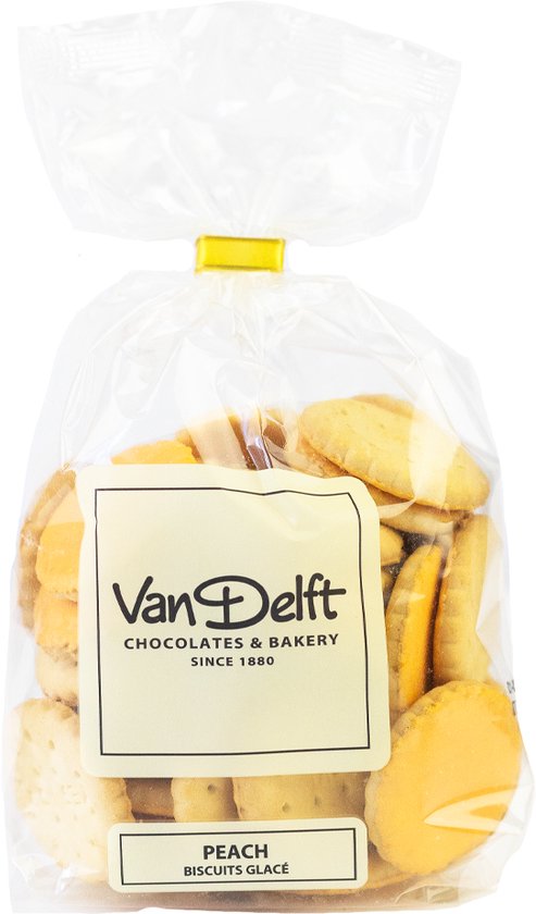 Van Delft - Glacé Biscuits Perzik - 200gr | bol