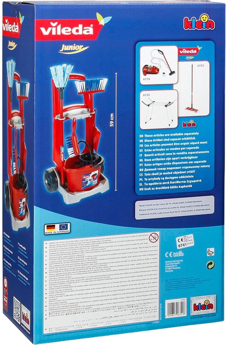Klein - Vileda cleaning trolley | bol.com