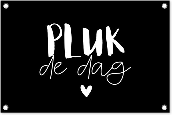 Tuindecoratie Quotes - Pluk de dag - Spreuken - Carpe diem - Geluk ...