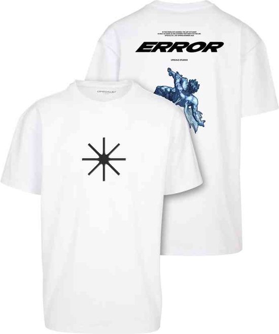 Mister Tee Heren Tshirt -L- Error Oversize Wit | bol.com