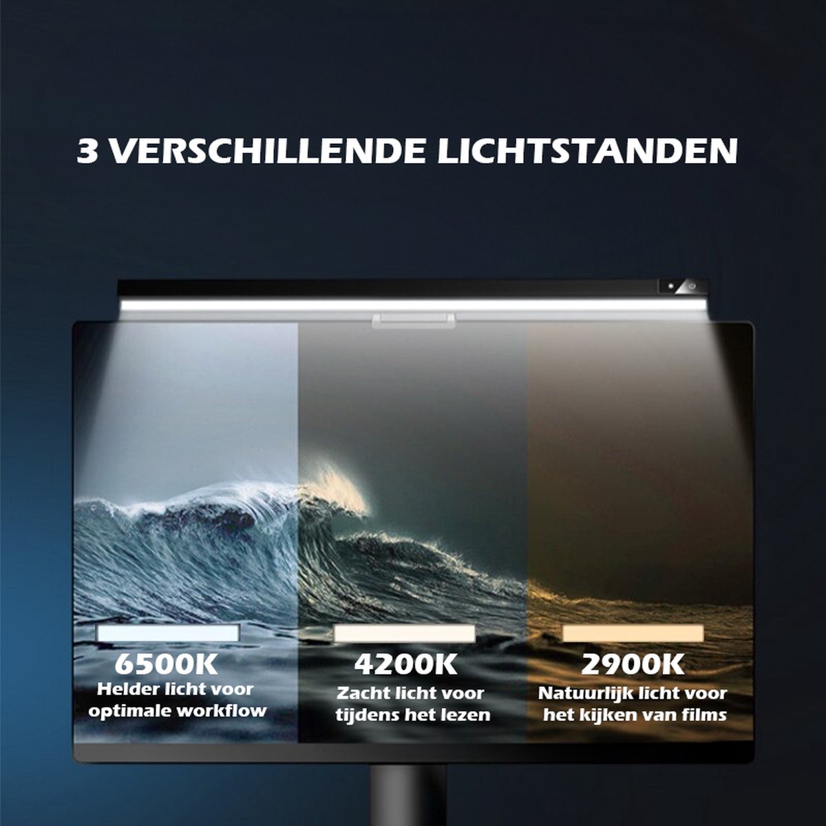 Laopao LED Monitor Lamp – Met Klem – Beeldscherm Lamp – Dimbaar – USB ...