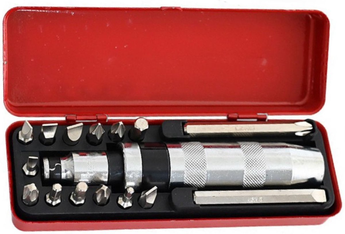16-delig Professionele Slagschroevendraaier - Slagschroevendraaier bit ...