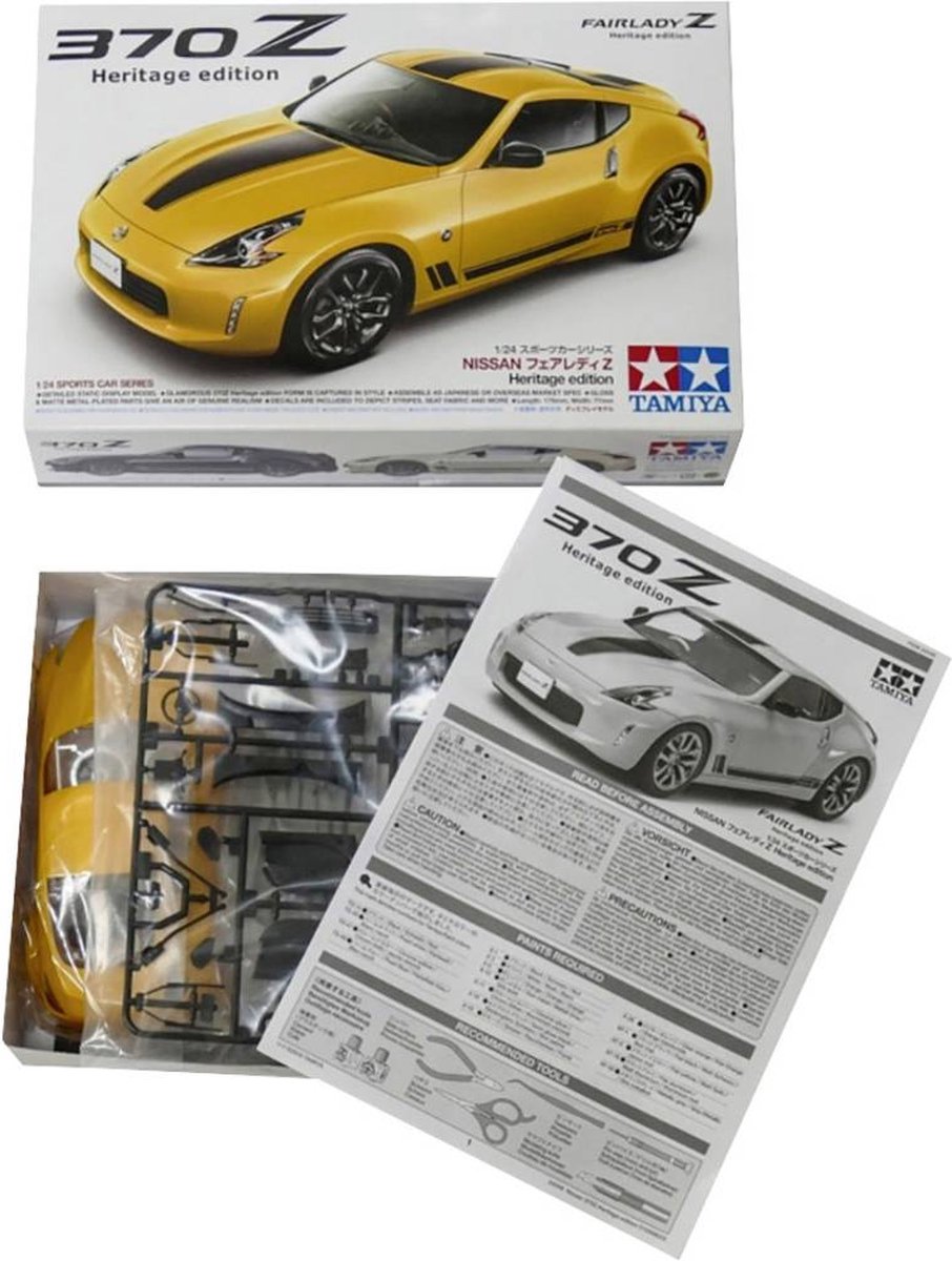 Tamiya 300024348 Nissan 370Z Heritage Edition Auto (bouwpakket) 1:24 | bol