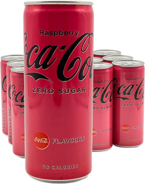 Coca-Cola | Zero | Raspberry | Blik | 12x 25cl | bol